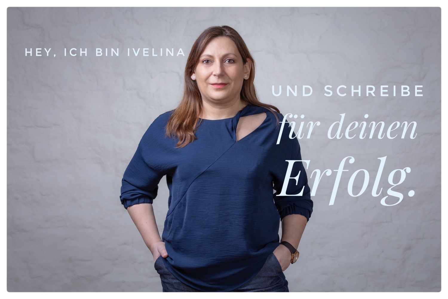 ÜBER MICH - TEXTHELDIN IVELINA